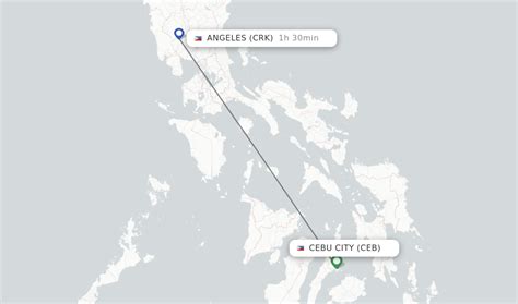 Direct Non Stop Flights From Cebu City To Angeles Schedules