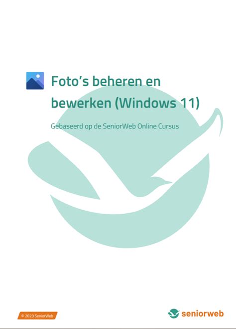 Foto S Beheren En Bewerken Windows SeniorWeb