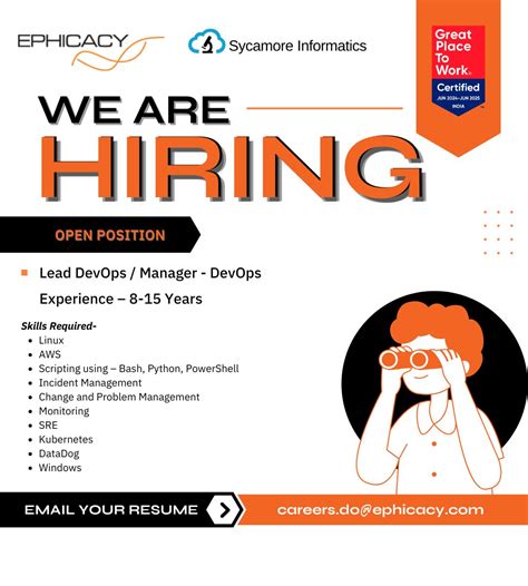 Ephicacy On Linkedin Devopsjobs Hiringnow Ephicacy Joinourteam
