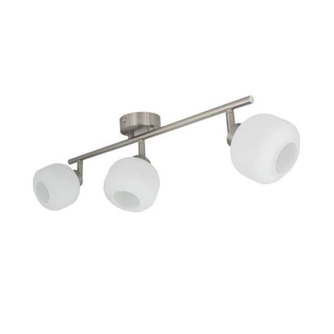 Techbrey Lampe De Plafond Orientable Enna 3 Spots Blanc 410x100x190 Mm