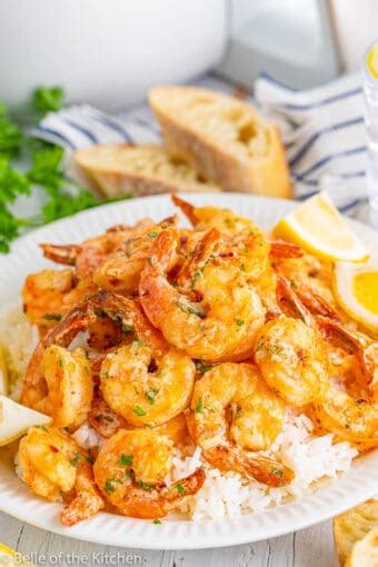 Air Fryer Shrimp With Garlic Butter Belle Of The Kitchen