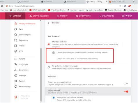 Missing Icons In Bravesettings And Advanced Settings Pages · Issue
