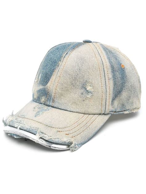 Diesel C Yasu distressed finish Denim Cap Farfetch Наряды Дизайн