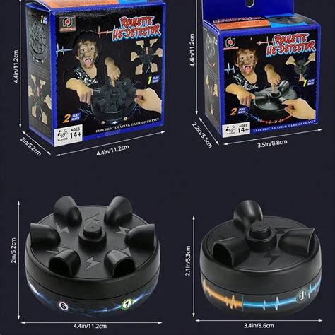 Lie Detector Test Electric Shock Finger Game Shocking Fate Gear Fun