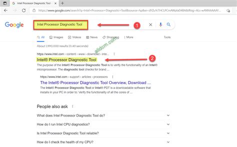 Công Cụ Chẩn đoán Tình Trạng Của Cpu Intel Intel® Processor Diagnostic Tool
