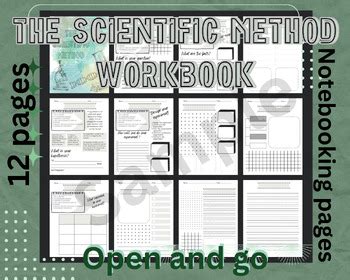 The Scientific Method Workbook Notebook Lab Book By Decadence