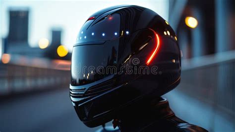 A Smart Helmet For Motorcycle Riders Has Builtin Sensors That Can