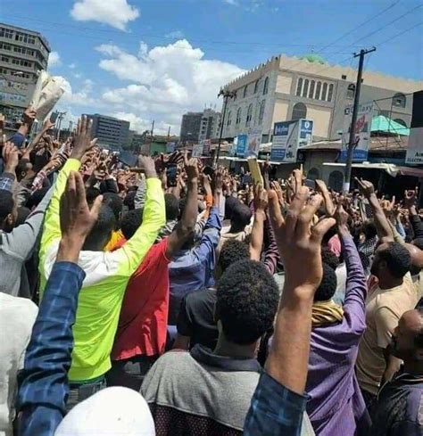Protests Held In Addis Ababa Against Demolition Of Mosques In Shagar City
