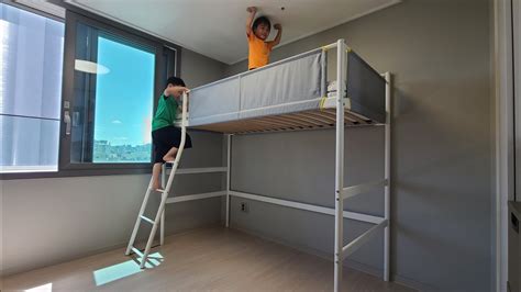 이케아 비트발 철제벙커침대 22cm 절단 후 조립 Youtube
