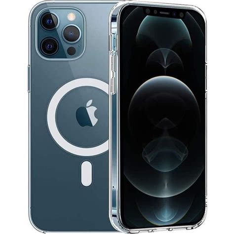Coque Pour IPhone 12 PRO MAX 6 7 Silicone Transparent Avec Cercle