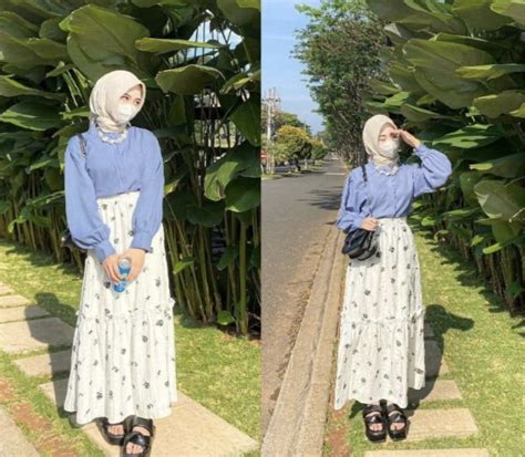 7 Inspirasi Outfit Korean Style Hijab yang Identik Dengan Keanggunan - edit.voila.id