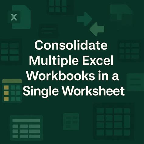 Consolidate Data From Multiple Workbooks In A Single Worksheet Excel Insider