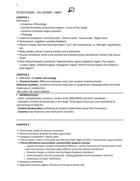 Api Study Guide Study Guide All Exams Aandpi Chapter 1 Definitions