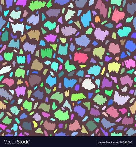 Seamless Pattern Repeatable Texture With Hand Vector Image