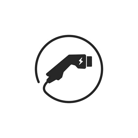 Ev Charger Connector Icon Electric Car Charging Plug Symbol Vector 13481746 Vector Art At Vecteezy