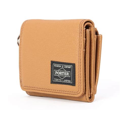 Porter ポーター カーム ウォレット 041 03124 （カラー：キャメル） クールキャット Yahooショップ 通販