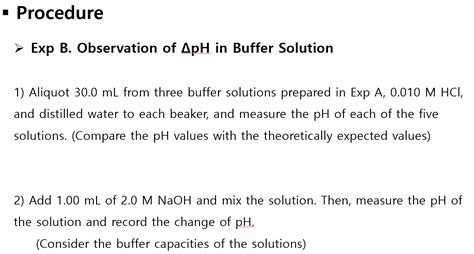 Solved Preparation Of Buffer Solution Experiment I Uploaded Chegg