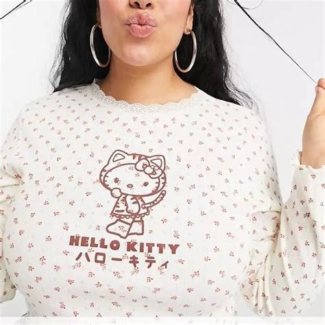 Sanrio Hello Kitty X New Girl Order Collab Long Depop