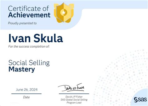 Ivan Škula Cfe On Linkedin Saslife Professionalrecognition