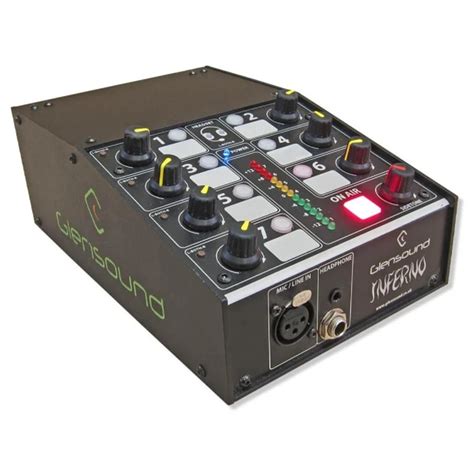RCB Logic Glensound Single User Commentators Unit With Dual CAT5 And Optical DANTE Interface