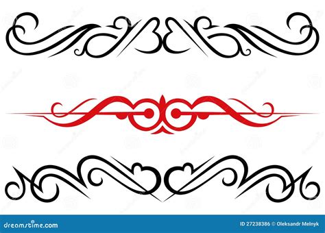 Calligraphic Design Elements And Page Decoration Stock Vector