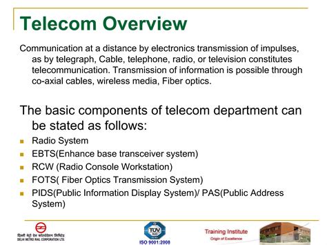 Dmrc Telecom Internship Pptx