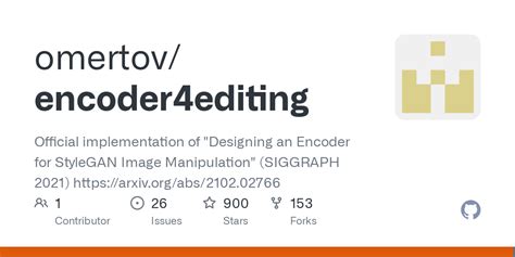 GitHub Omertov Encoder4editing Official Implementation Of Designing