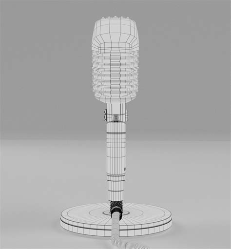Shure 빈티지 마이크 3d 모델 Turbosquid 1667285