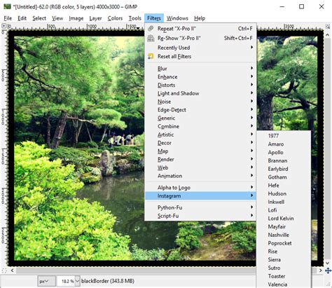 Gimp Instagram Filters Deparkes