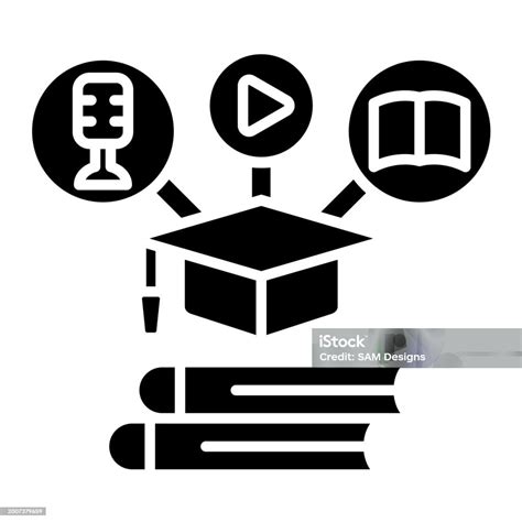 Blended Learning Icon Stock Illustration Download Image Now Design