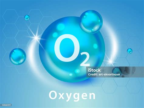 산소 O2 분자 모델 파란색 배경 벡터 일러스트레이션 산소 화장품 생태학 및 생화학 개념 3d 벡터 일러스트 레이 션 0명에 대한 스톡 벡터 아트 및 기타 이미지 Istock