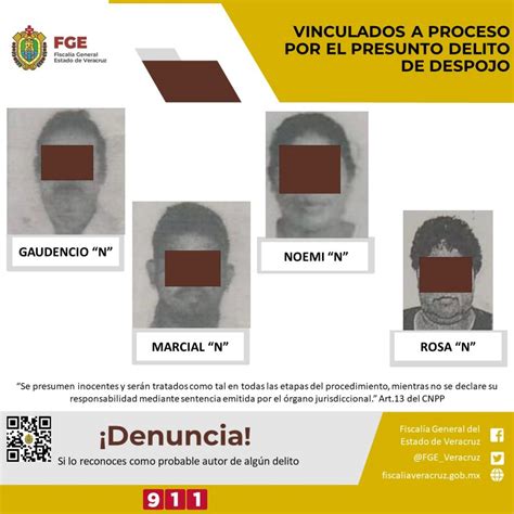 Vinculados A Proceso Por El Presunto Delito De Despojo Fiscalía