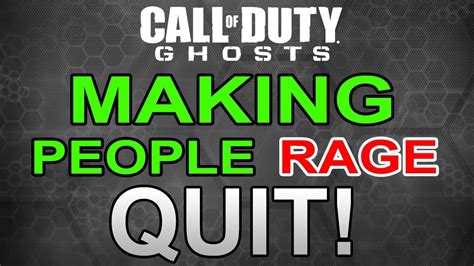 Call Of Duty Ghosts Making People Rage Quit Dammit Youtube