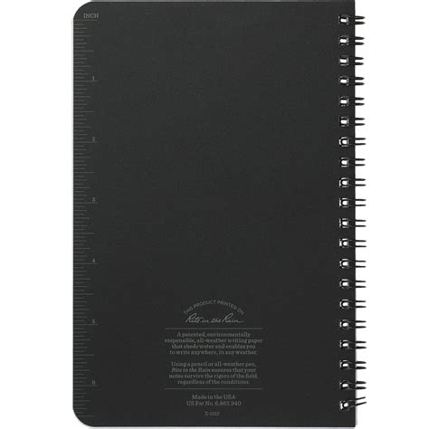 Custom 4 6” X 7” Rite In The Rain Side Spiral Notebook Design Online