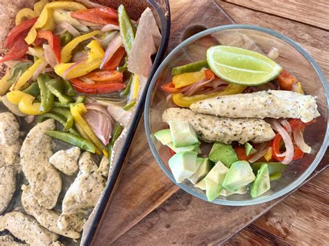 Chicken Fajitas Meal Prep Recipe Ebony Jade Health