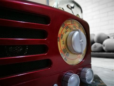 Premium Photo Close Up Of Red Radio