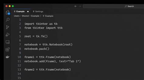 Basic Example Of Tkinter Tix Labelframe In Python