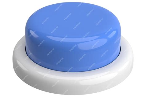 Premium Photo 3d Button Push Button 3d Illustration
