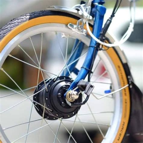 Jual Ebike Kit Velg Depan Dinamo Motor Bldc 36v 350w Velg Jeruji 28hole