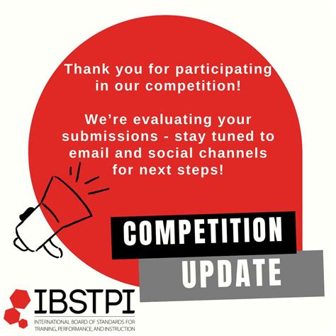 Important Update On The Ibstpi Instructor Resources Competition