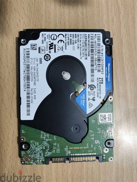 هارد لابتوب ويسترن ديجيتال 2 تيرا Hdd Western Digital 2tb Laptop