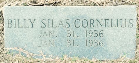 Billy Silas Cornelius 1936 1936 Homenaje De Find A Grave