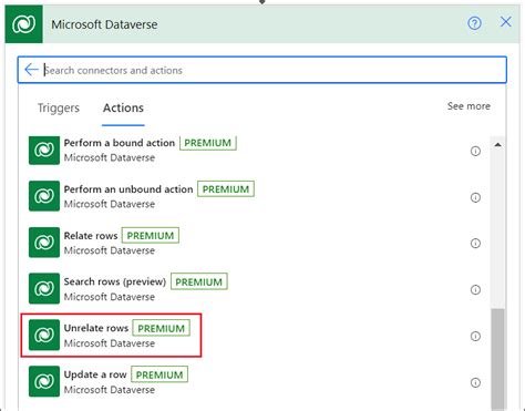 relate and unrelate dataverse rows using power automate