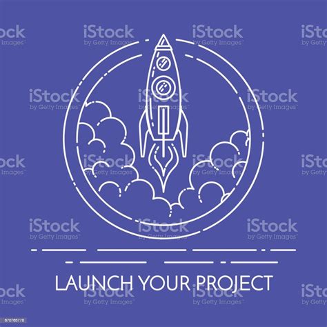 로켓 새로운 사업 프로젝트 시작에 대 한 개념을 벗으십시오 Launch Party에 대한 스톡 벡터 아트 및 기타 이미지