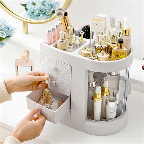 Grand Rangement Maquillage Avec Tiroir Rangements Maquillage