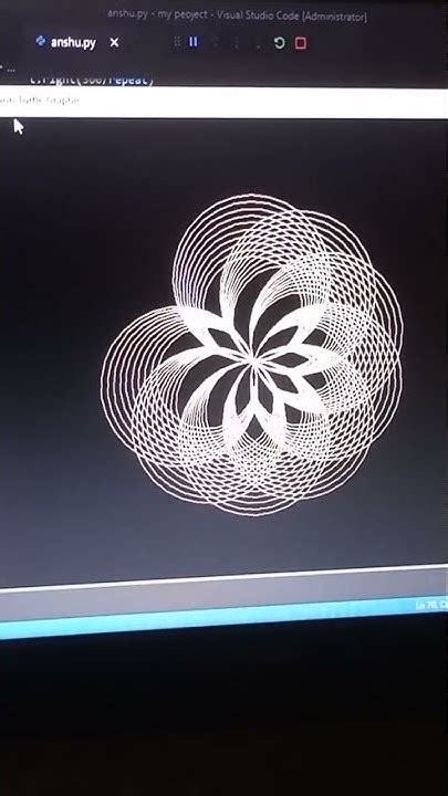Cool Python Turtle Graphicscodingshorts Youtube