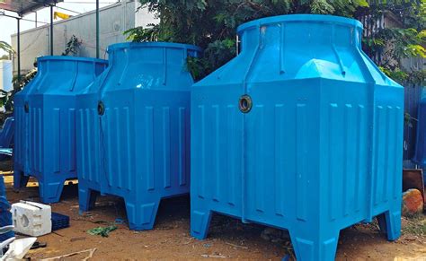 100tr Square Cooling Tower Uses Tipo Heat Exchangers