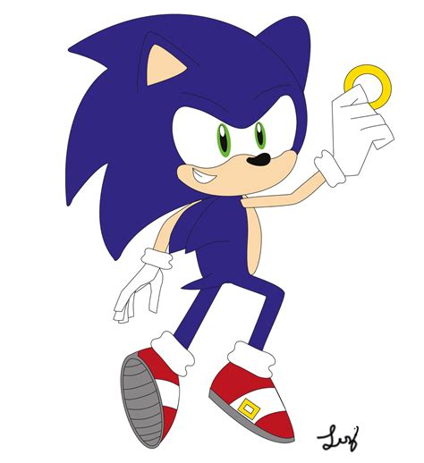 Sonic Jumping By Luzfredericksonfirst On Deviantart