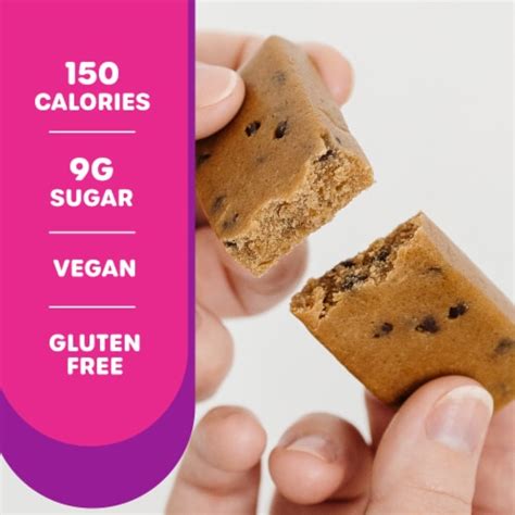 Whoa Dough Edible Cookie Dough Bars Plant Based Gluten Free Vegan 10