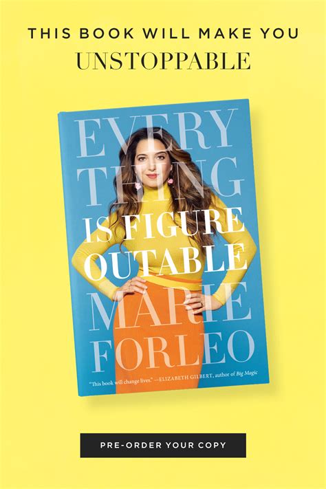 Marie Forleo's much-awaited new book, Everything Is Figureoutable is ...
